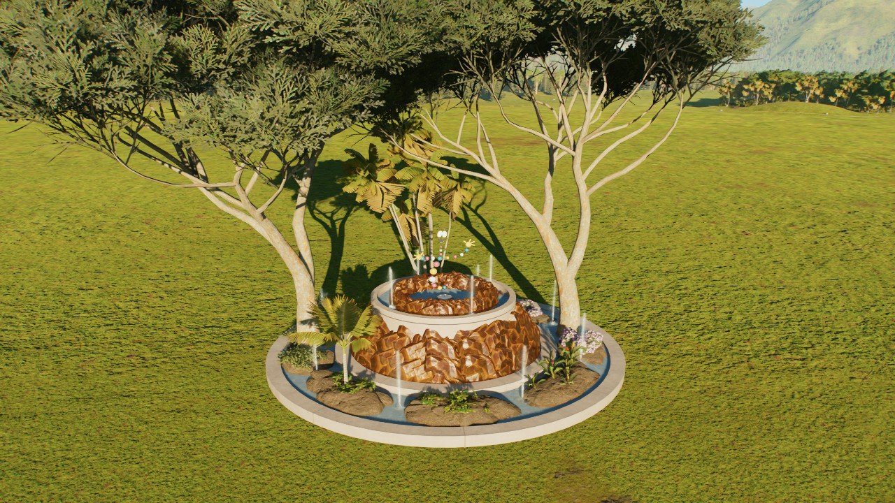 Mr DNA Fountain - Workshop - Jurassic World Evolution 3