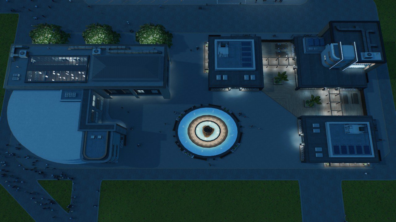 Staff Centre Plaza - Workshop - Jurassic World Evolution 3