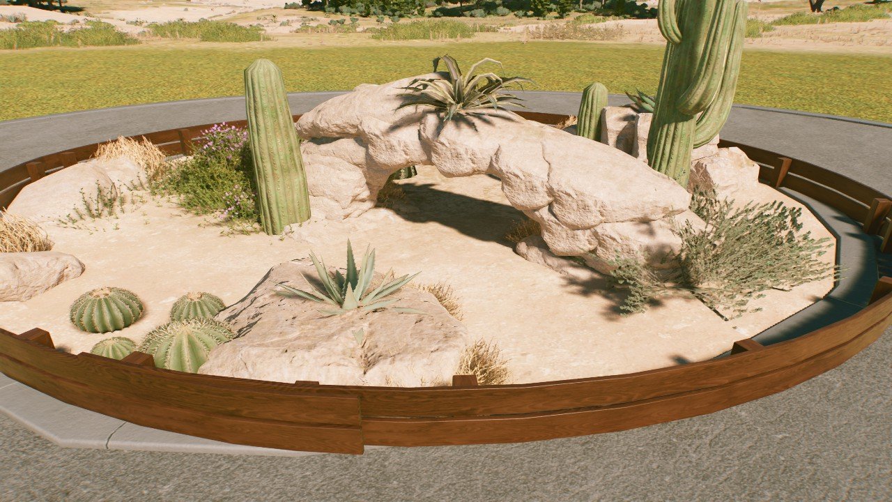 Tiny desert biome enclosure - Workshop - Jurassic World Evolution 3