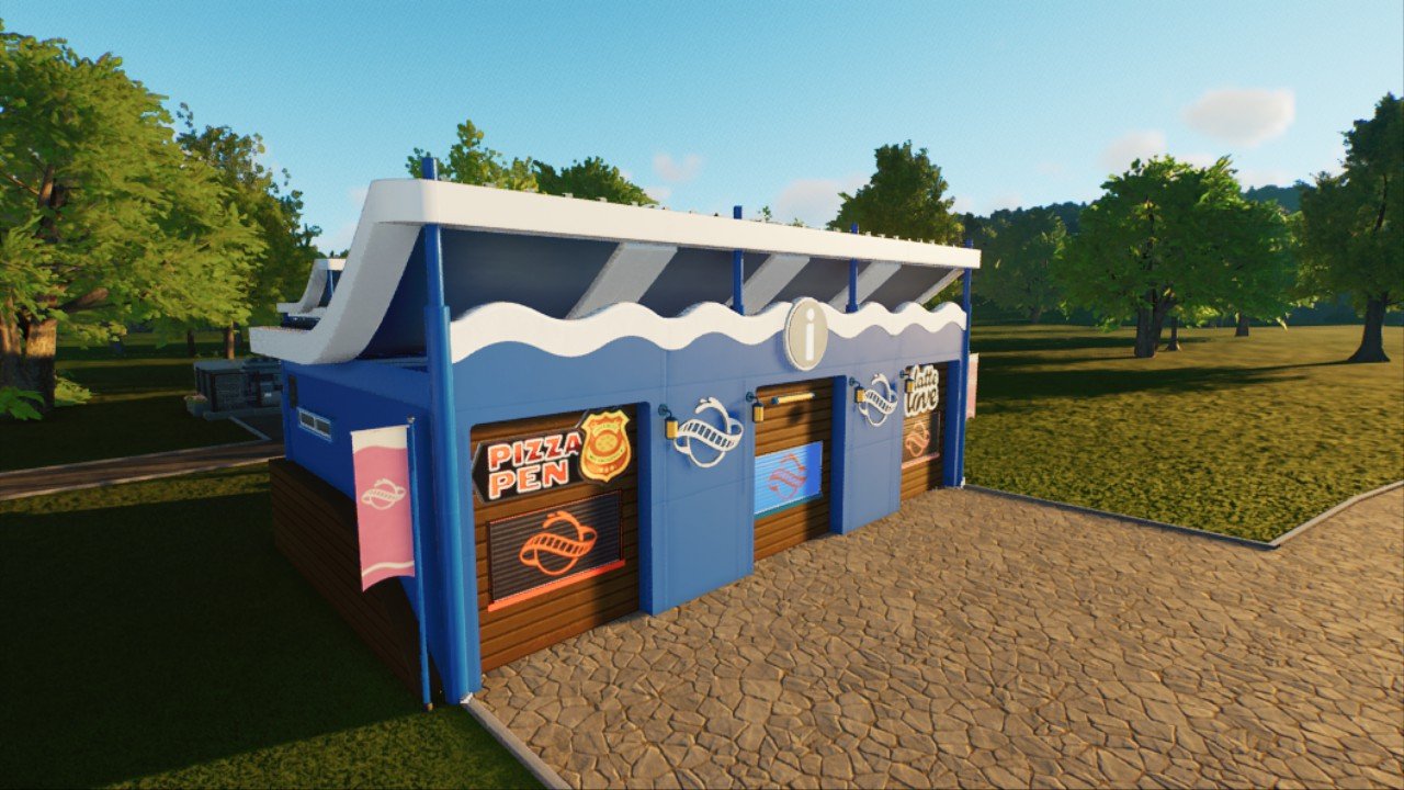 Planet Coaster 3 in 1 Shop Front - Planet Coaster 2 creation - Frontier ...