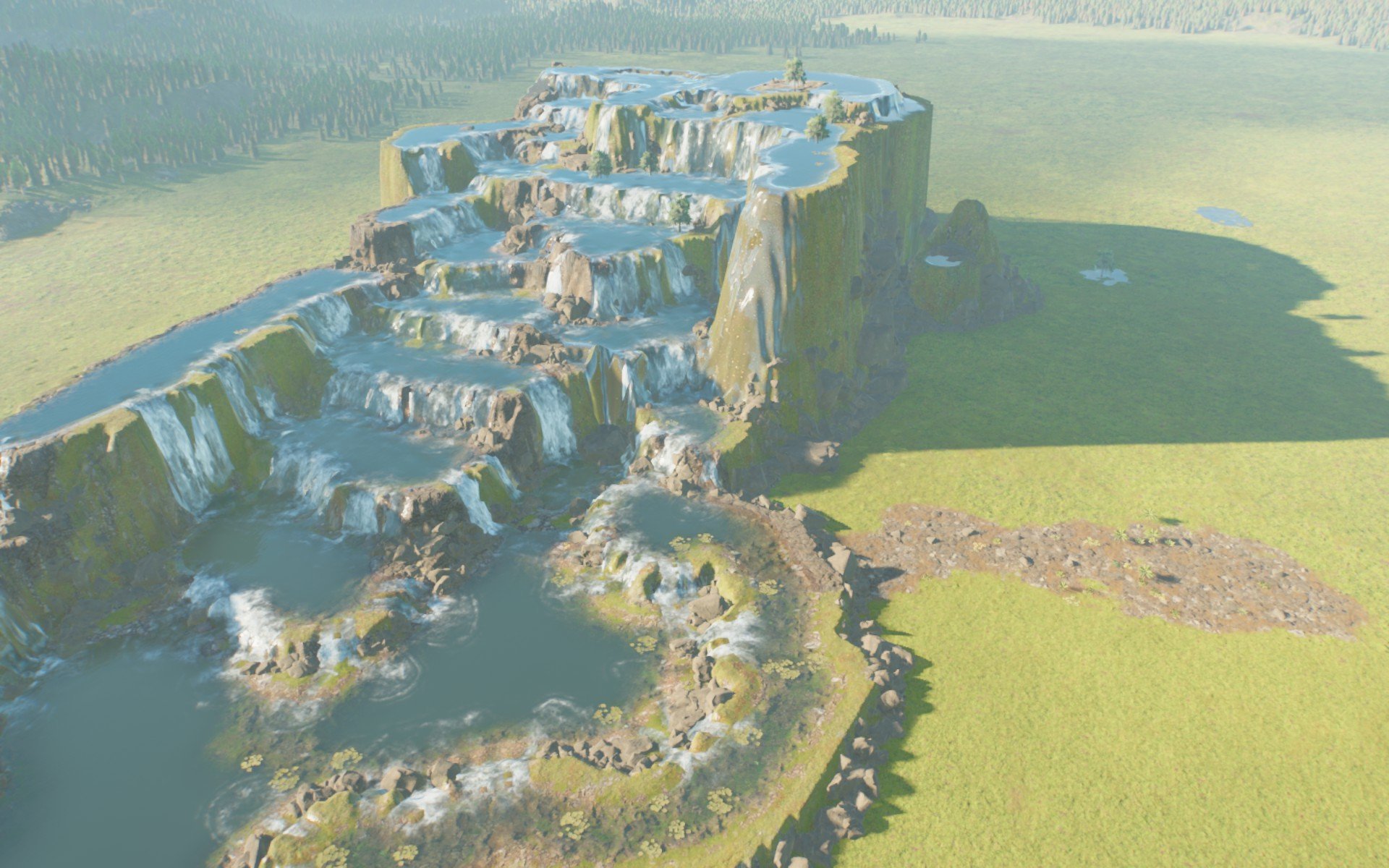 MEGA WATERFALL - Workshop - Jurassic World Evolution 3
