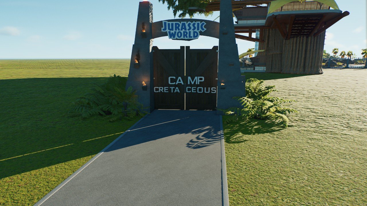 Camp cretaceous Gate - Workshop - Jurassic World Evolution 3