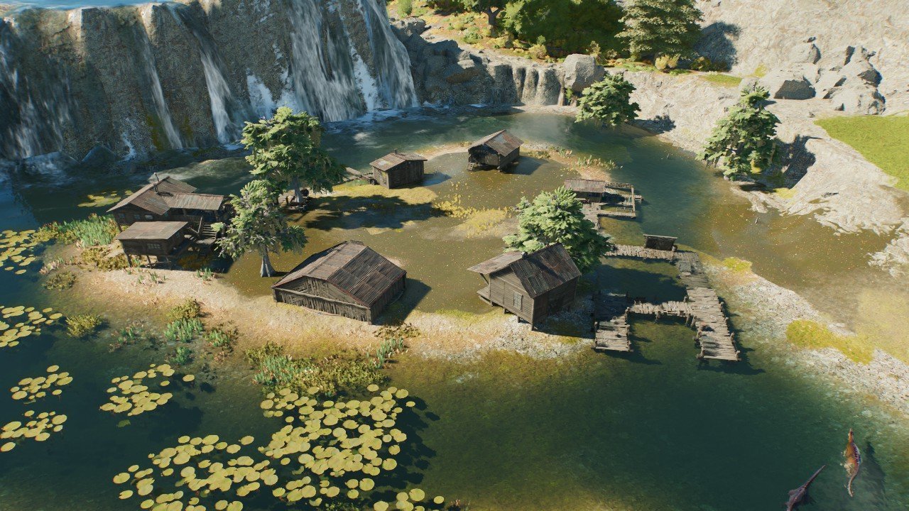 Wetland worker village - Workshop - Jurassic World Evolution 3