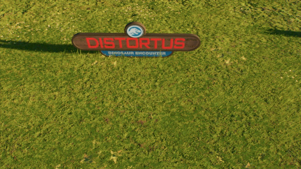 Distortus Sign - Workshop - Jurassic World Evolution 3