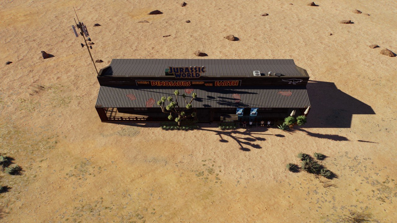 Western Style Arrival Building - Workshop - Jurassic World Evolution 3