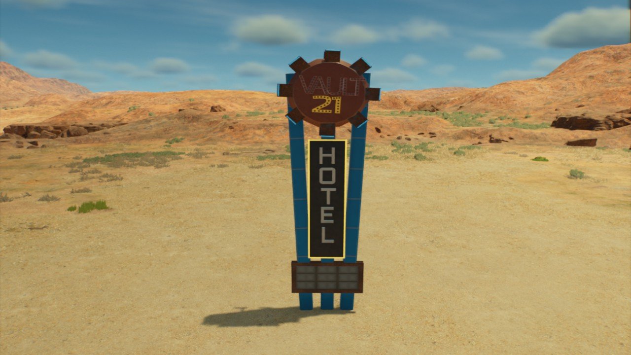 Vault 21 Hotel Sign - Workshop - Jurassic World Evolution 3