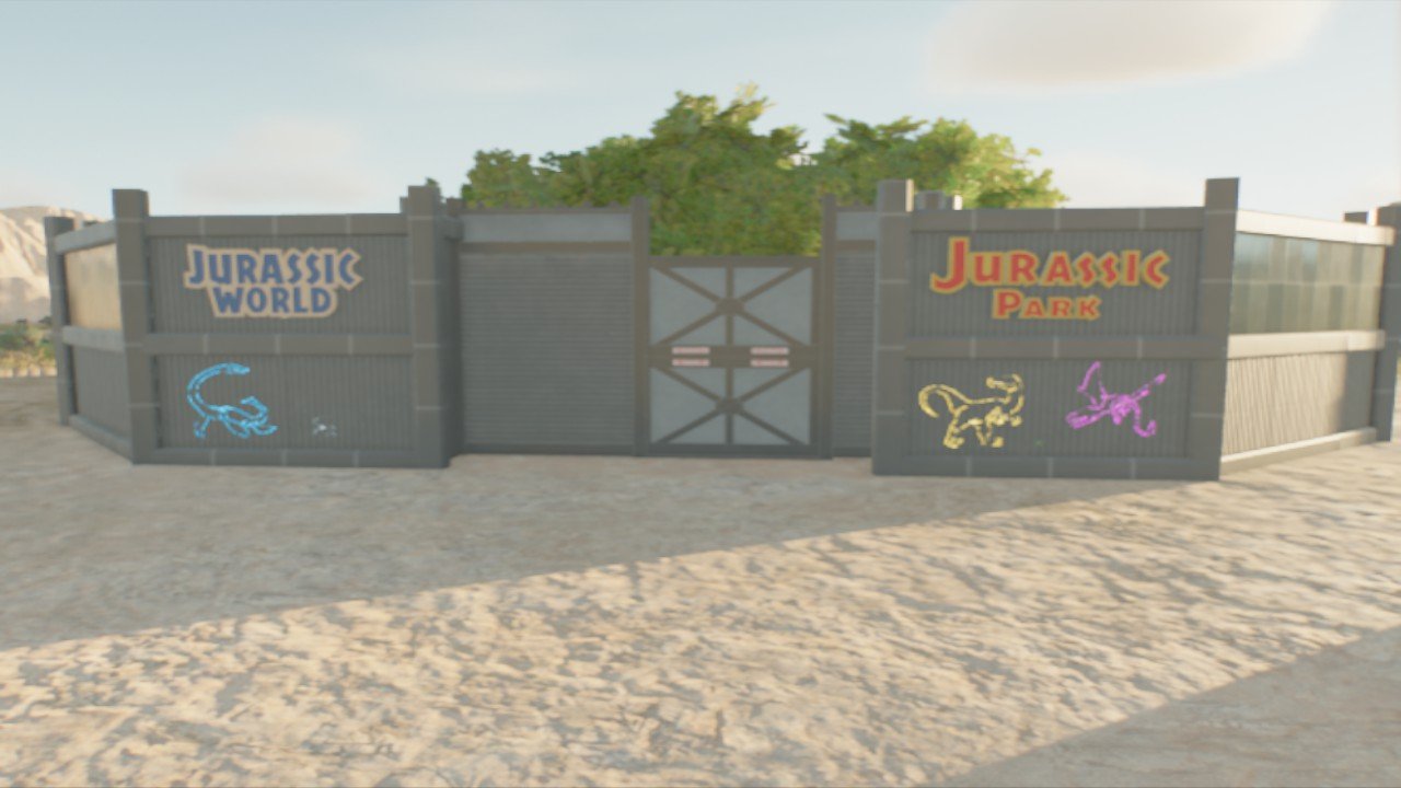 green asphalt floor - Workshop - Jurassic World Evolution 3