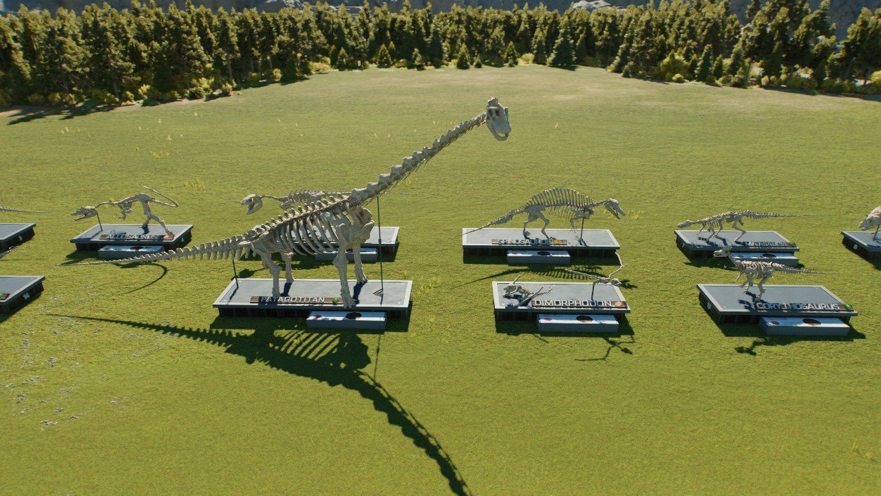 20 Skeletal statuses - Workshop - Jurassic World Evolution 3