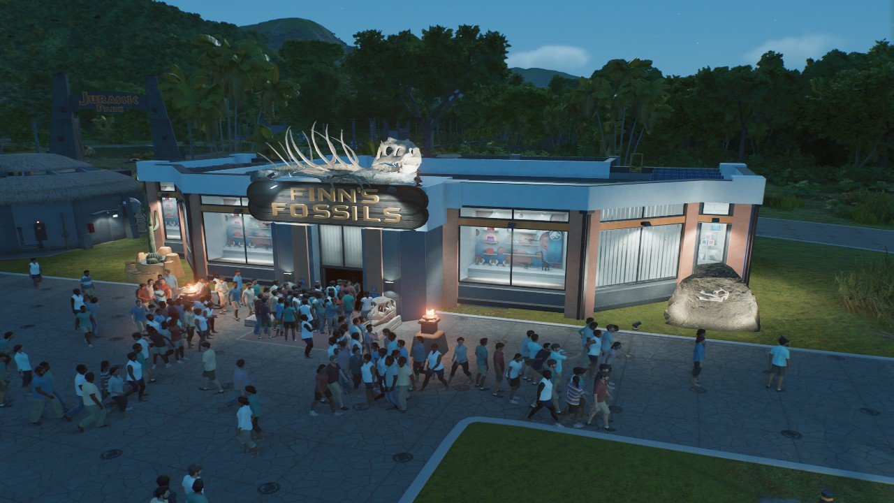 Finn's Fossils - Workshop - Jurassic World Evolution 3