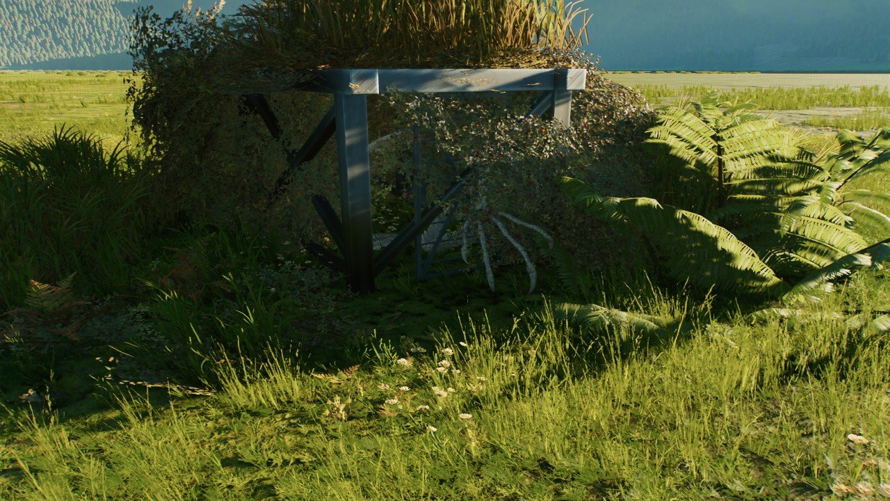 Overgrown Cage With Skeleton - Workshop - Jurassic World Evolution 3