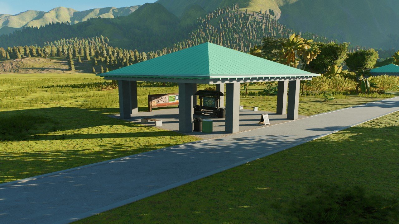National Park Style Gazebo - Workshop - Jurassic World Evolution 3