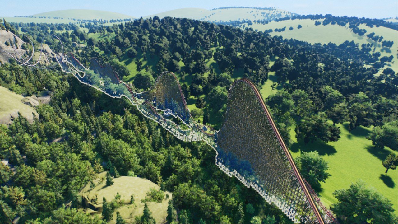 Bronco (Realistic RMC Topper Track Woodie) - Workshop - Planet Coaster 2