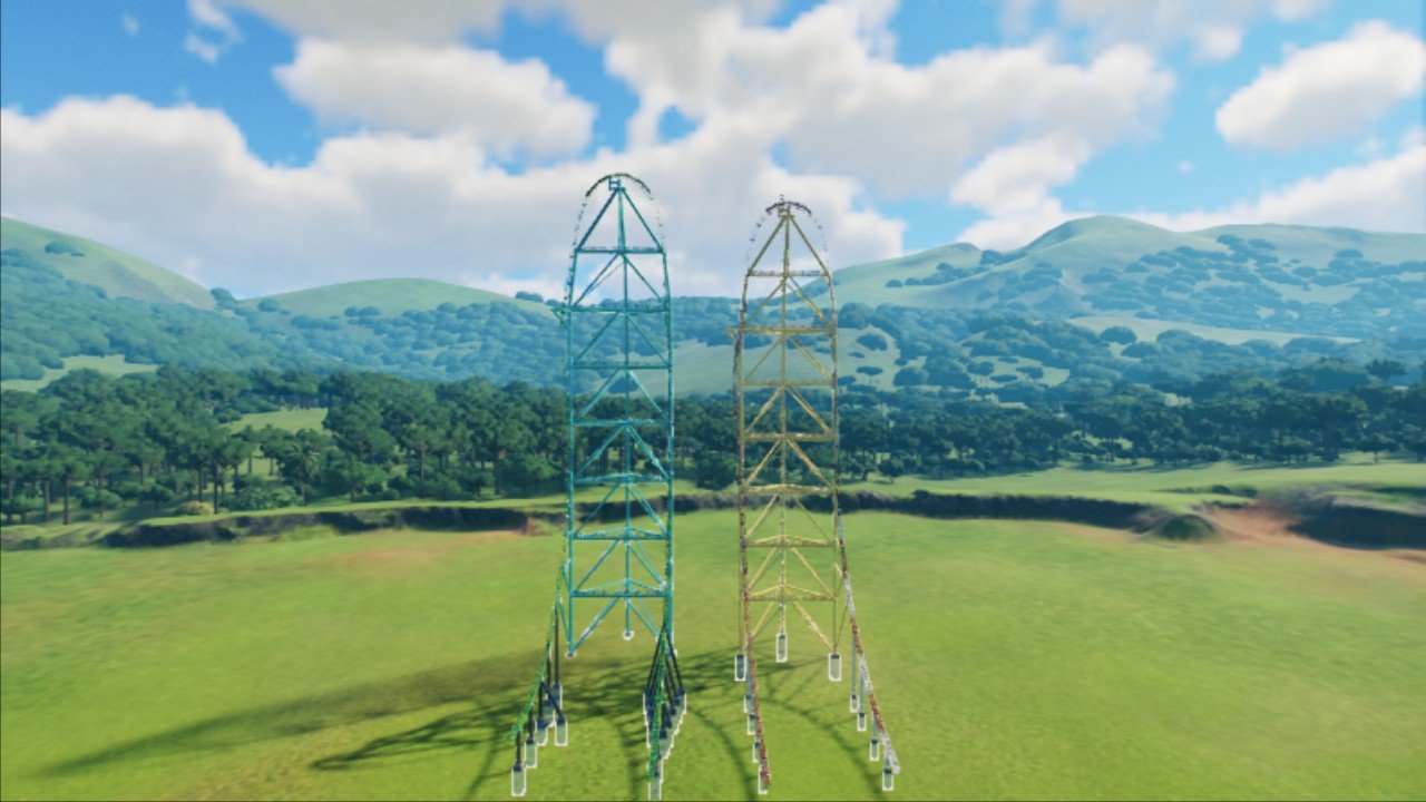 (custom) Strata Roller Coaster Supports - Workshop - Planet Coaster 2