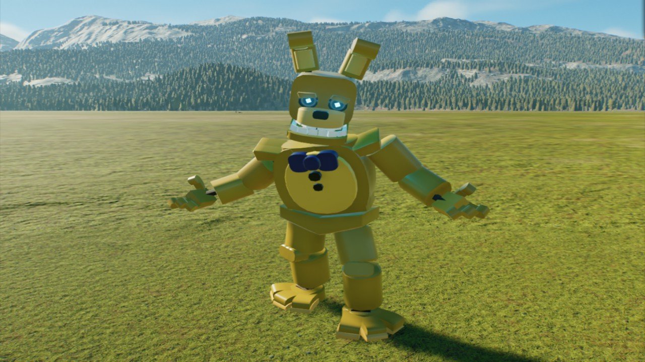 Yellow Rabbit 87 FNAF Prop - Workshop - Jurassic World Evolution 3