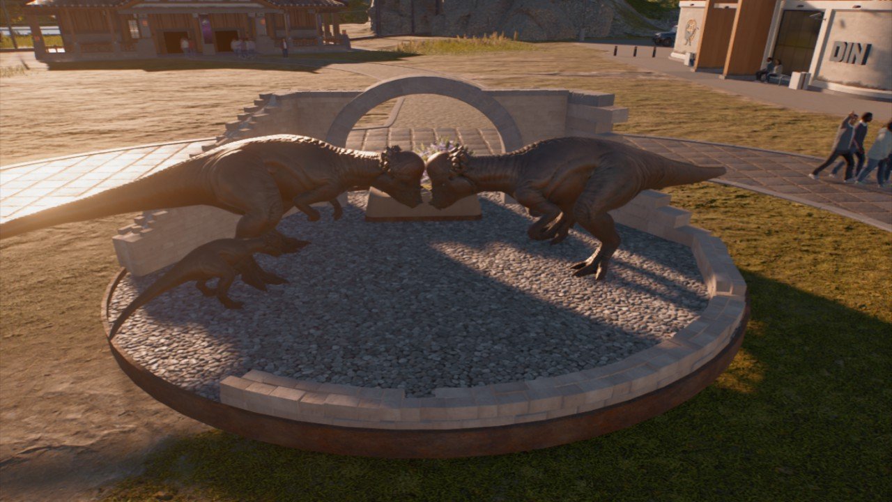 Pachy vs Mother Pachy Statue - Workshop - Jurassic World Evolution 3
