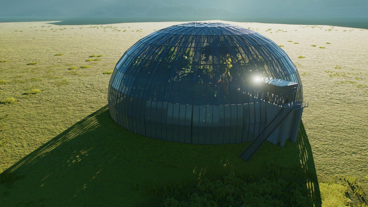 Biodome With Walkway - Workshop - Jurassic World Evolution 3