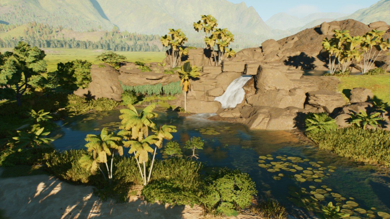 allo cave water fall - Workshop - Jurassic World Evolution 3