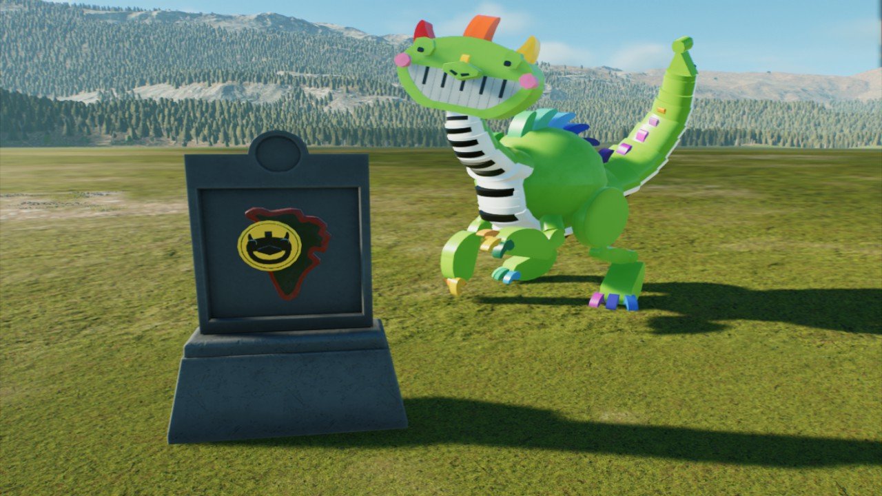 Pianosaurus Sign - Workshop - Jurassic World Evolution 3