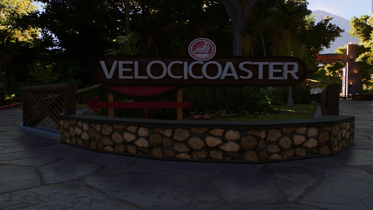 Universal islands of adventureVelocicoaster sighn - Workshop - Jurassic ...