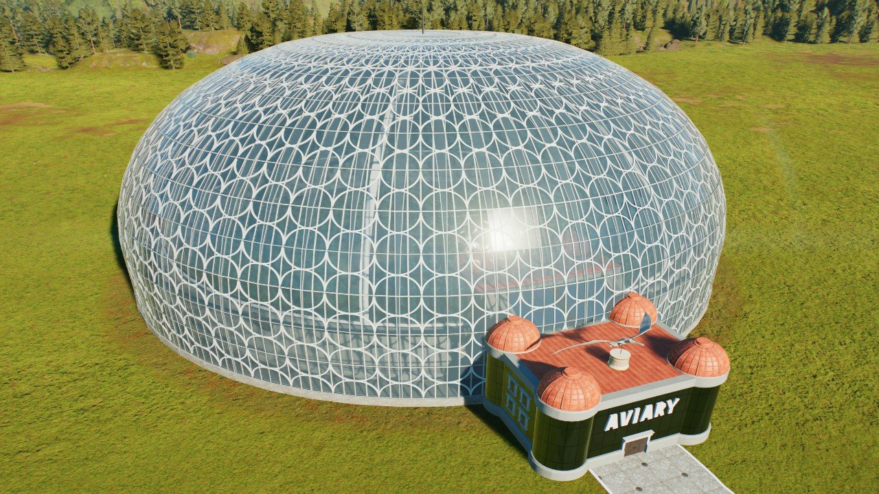 Aviary Hatchery +Dome - Workshop - Jurassic World Evolution 3
