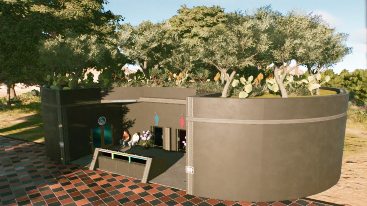 Modern Natrual - Restroom - Workshop - Jurassic World Evolution 3