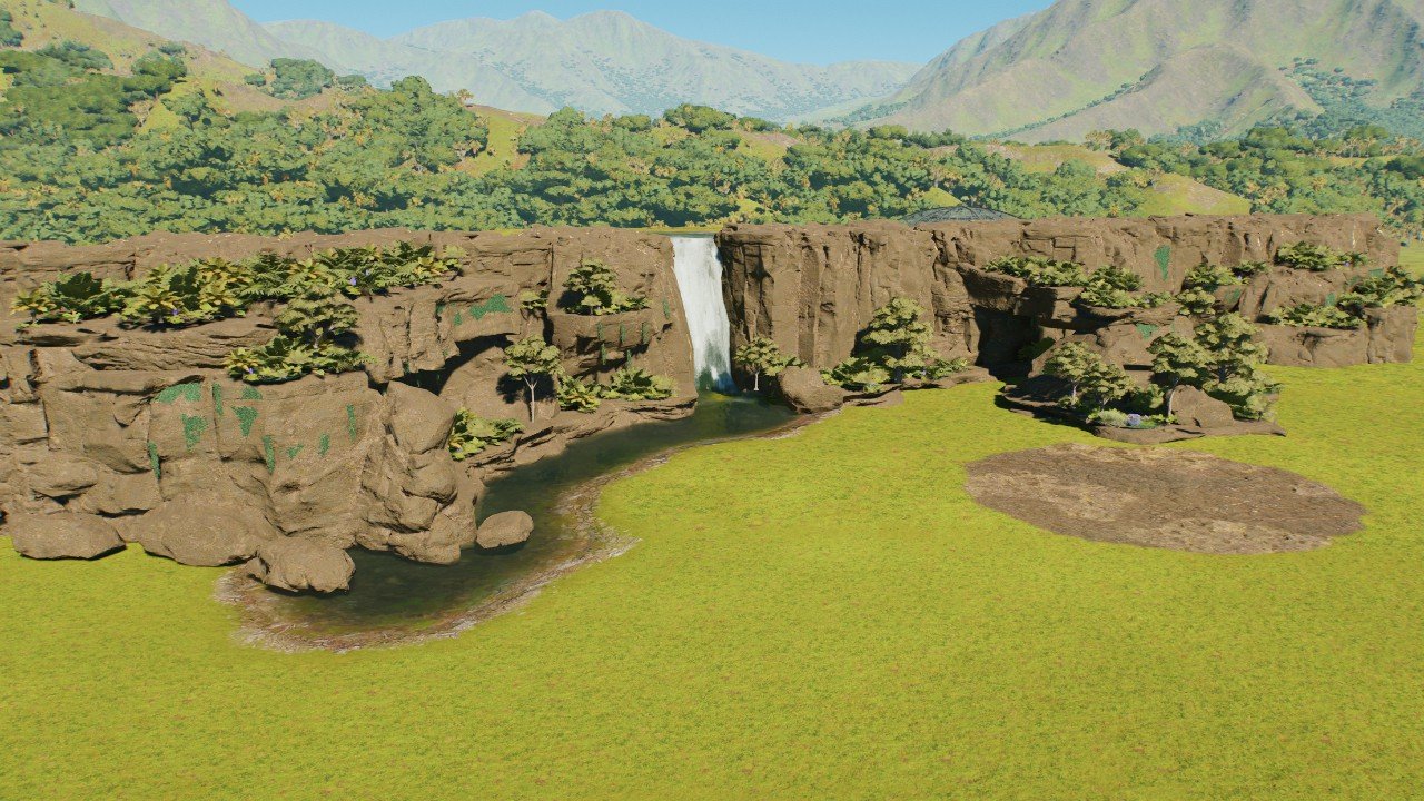 Long cliff face with cave, perches & underpass - Workshop - Jurassic ...