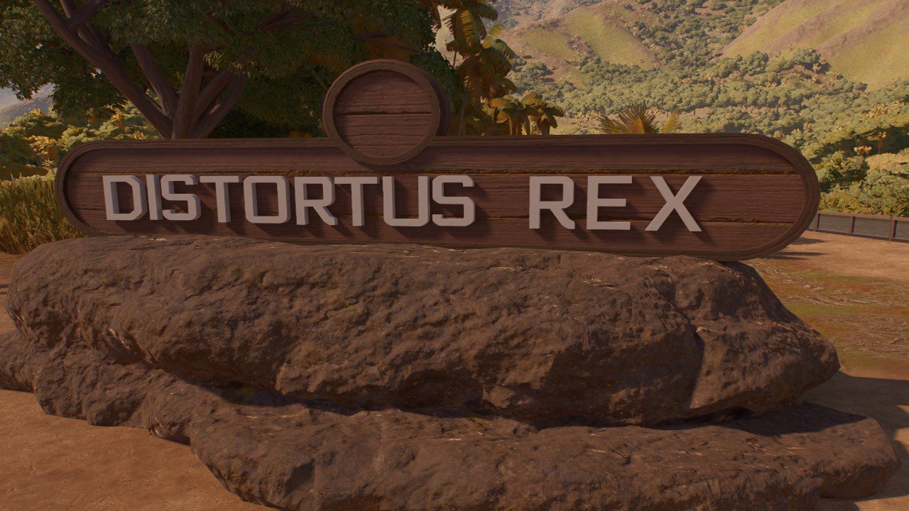 Distortus rex sign - Workshop - Jurassic World Evolution 3