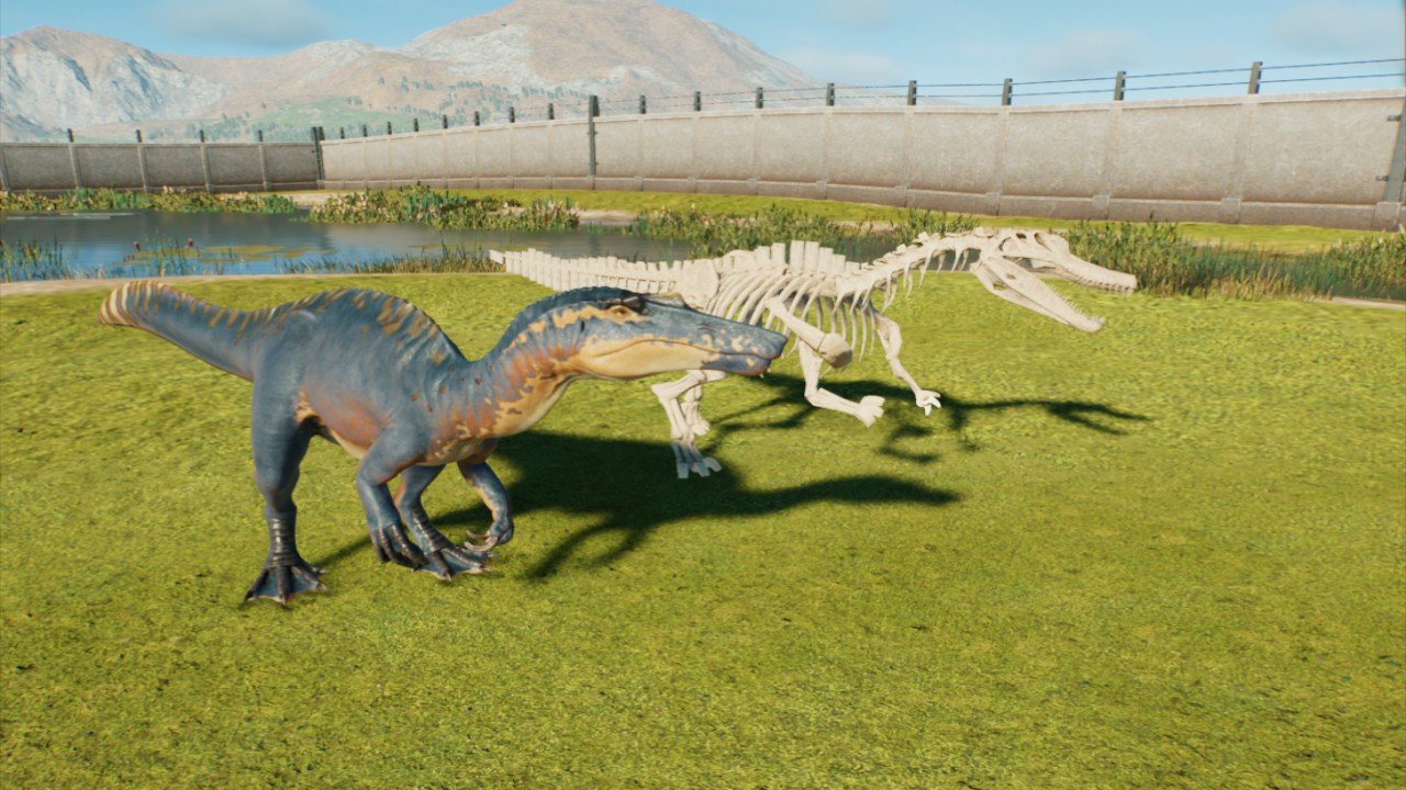 Irritator Accurate Size Skeleton - Workshop - Jurassic World Evolution 3