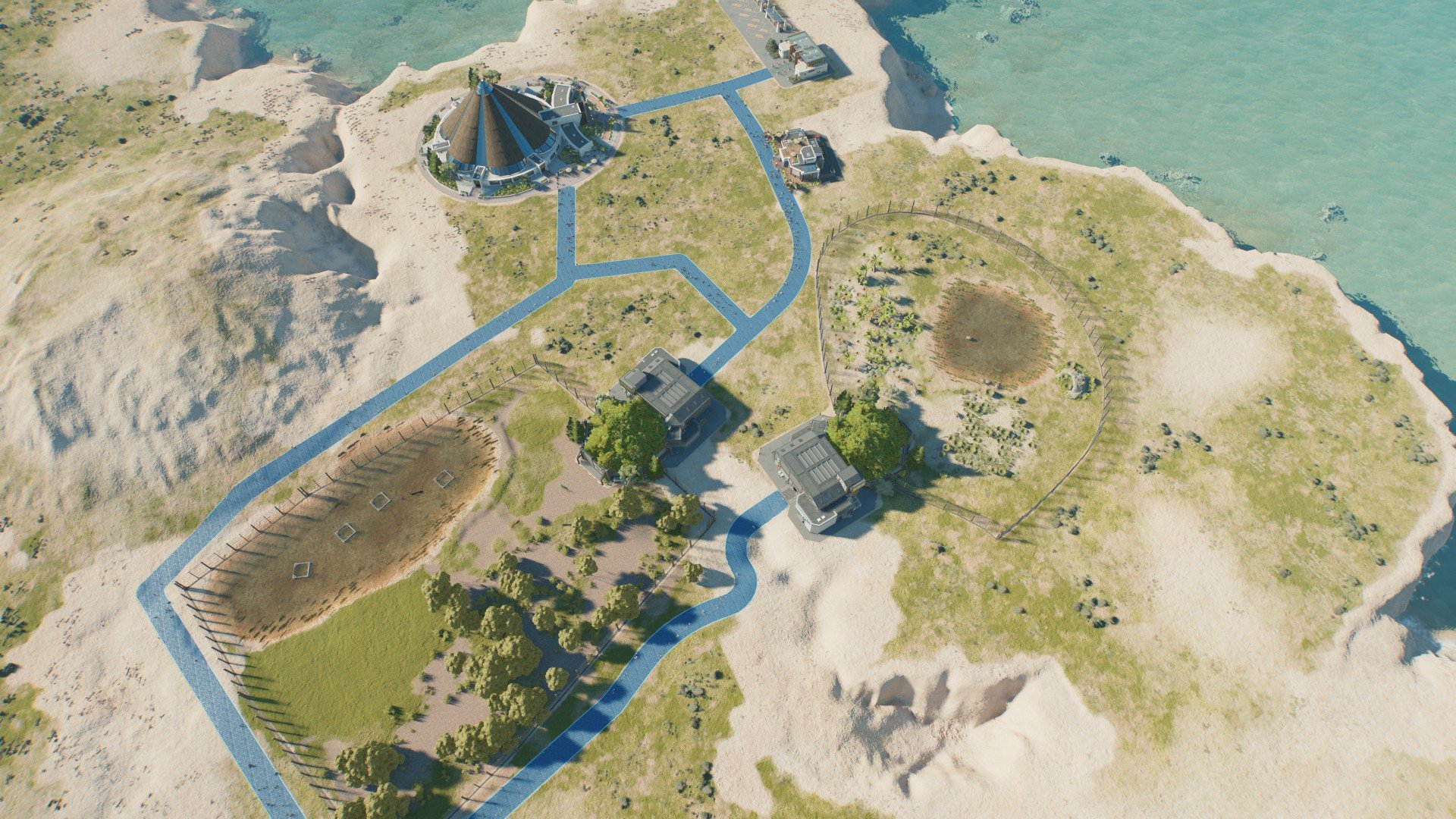 Blue path - Workshop - Jurassic World Evolution 3