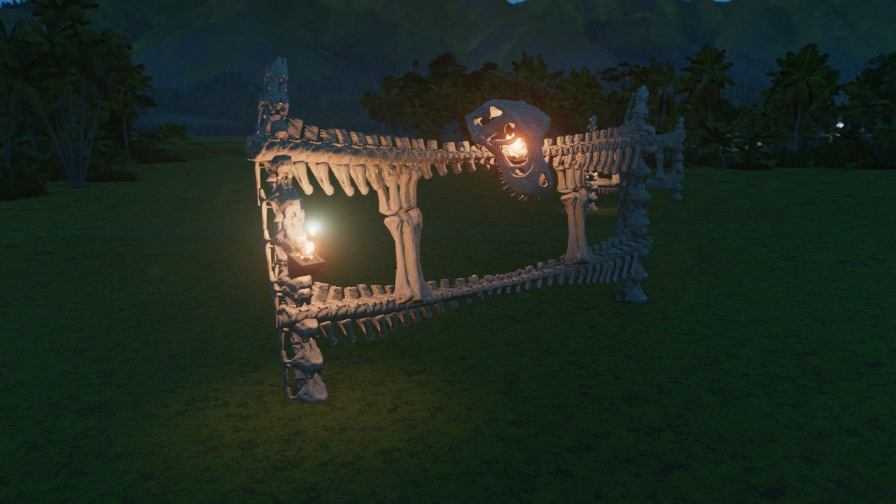 Bone-Skull fence - Workshop - Jurassic World Evolution 3