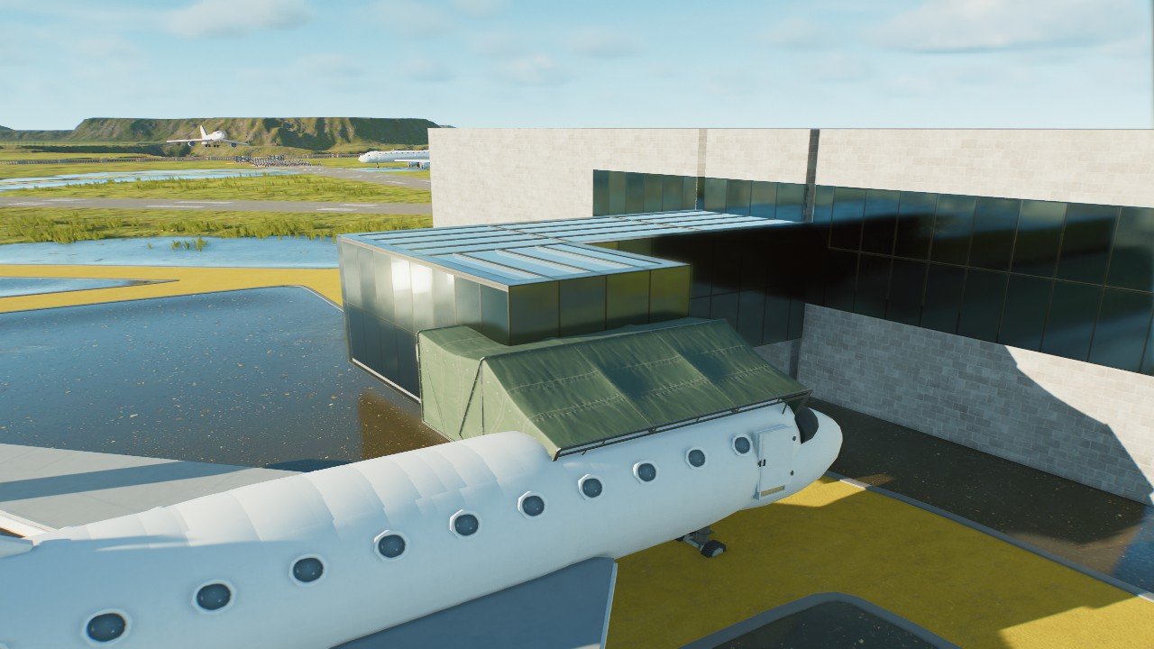 Airport Jetway - Glass Jetway - Workshop - Jurassic World Evolution 3