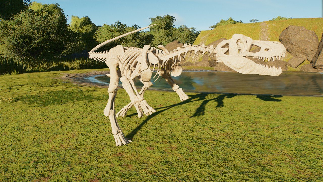 SDNHM Allosaurus Skeleton - Workshop - Jurassic World Evolution 3