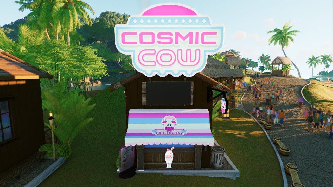 Cosmic Cow - Workshop - Planet Coaster 2