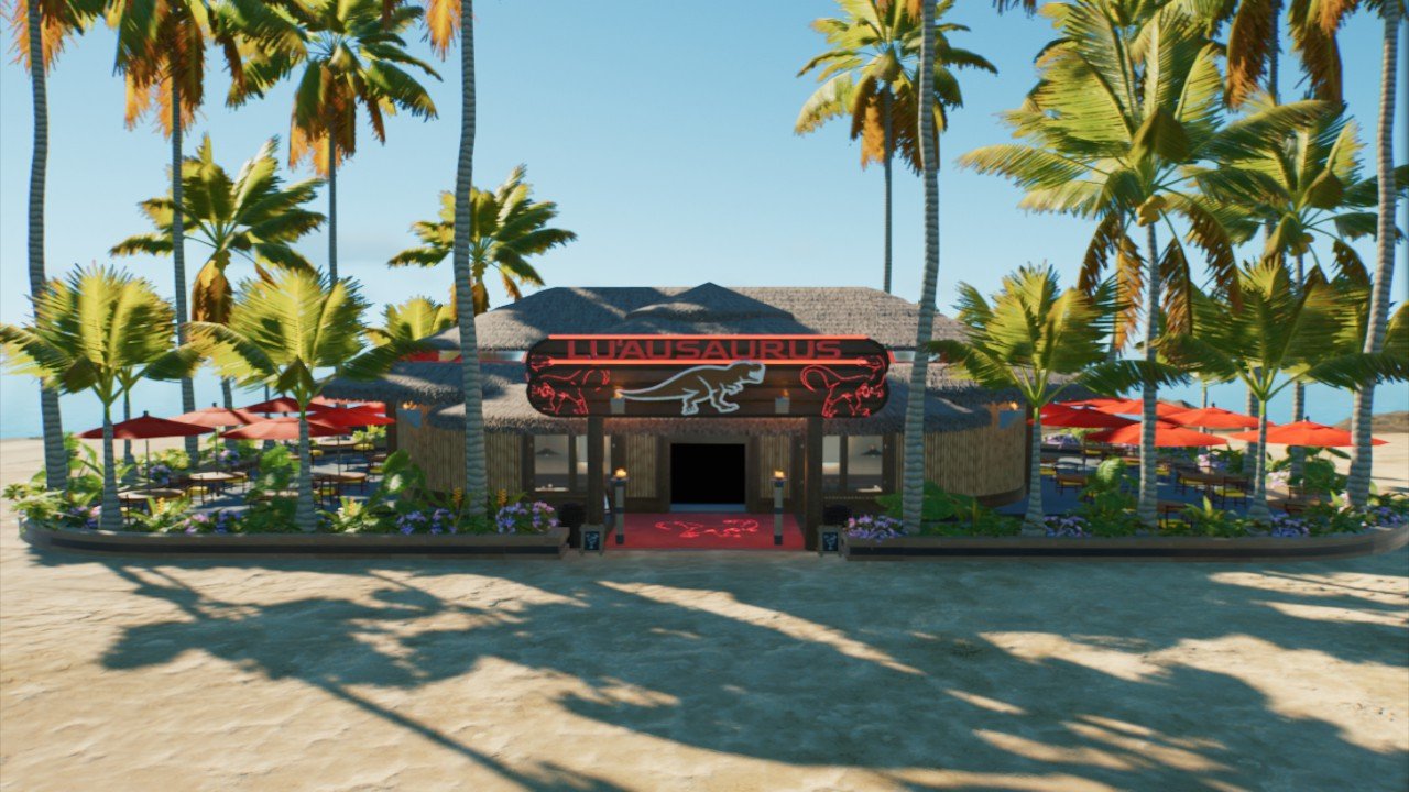 Hawai'ian Lu'ausaurus Small Food Shop - Workshop - Jurassic World ...