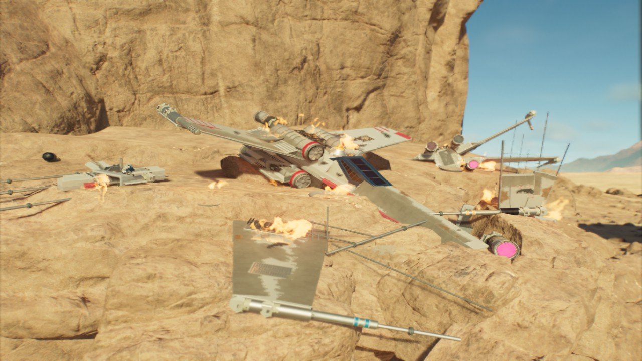 Graveyard of Crashed X-Wings - Workshop - Jurassic World Evolution 3
