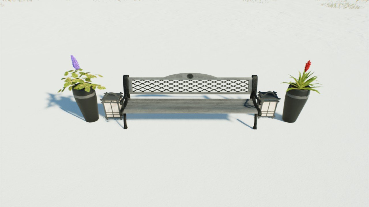 Basic Bench in Japanese Style - Workshop - Jurassic World Evolution 3