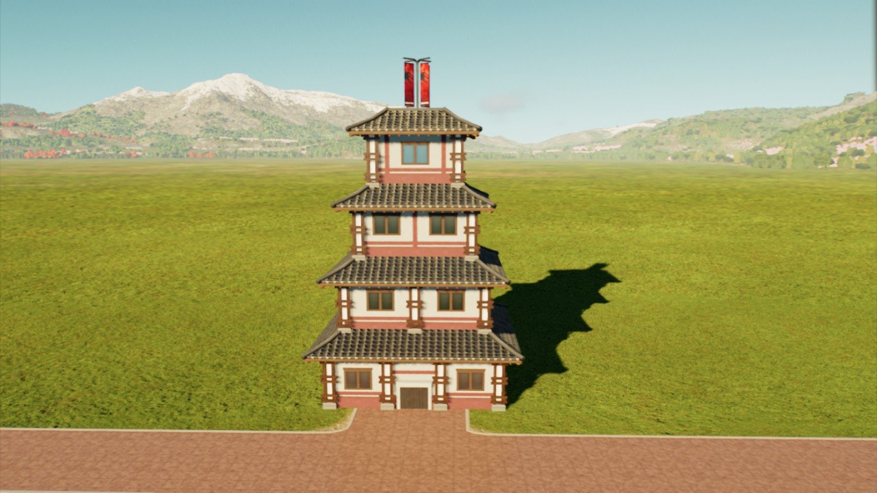 Paleon's Evolution Square Inspired Japanese Pagoda - Workshop ...