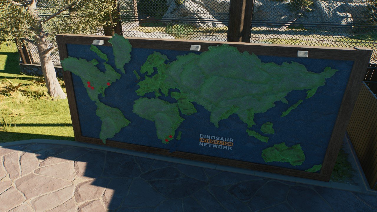 World Map Display - Workshop - Jurassic World Evolution 3