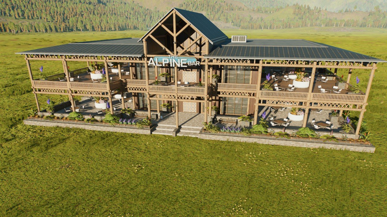 The Alpine Bar Reborn - Workshop - Jurassic World Evolution 3