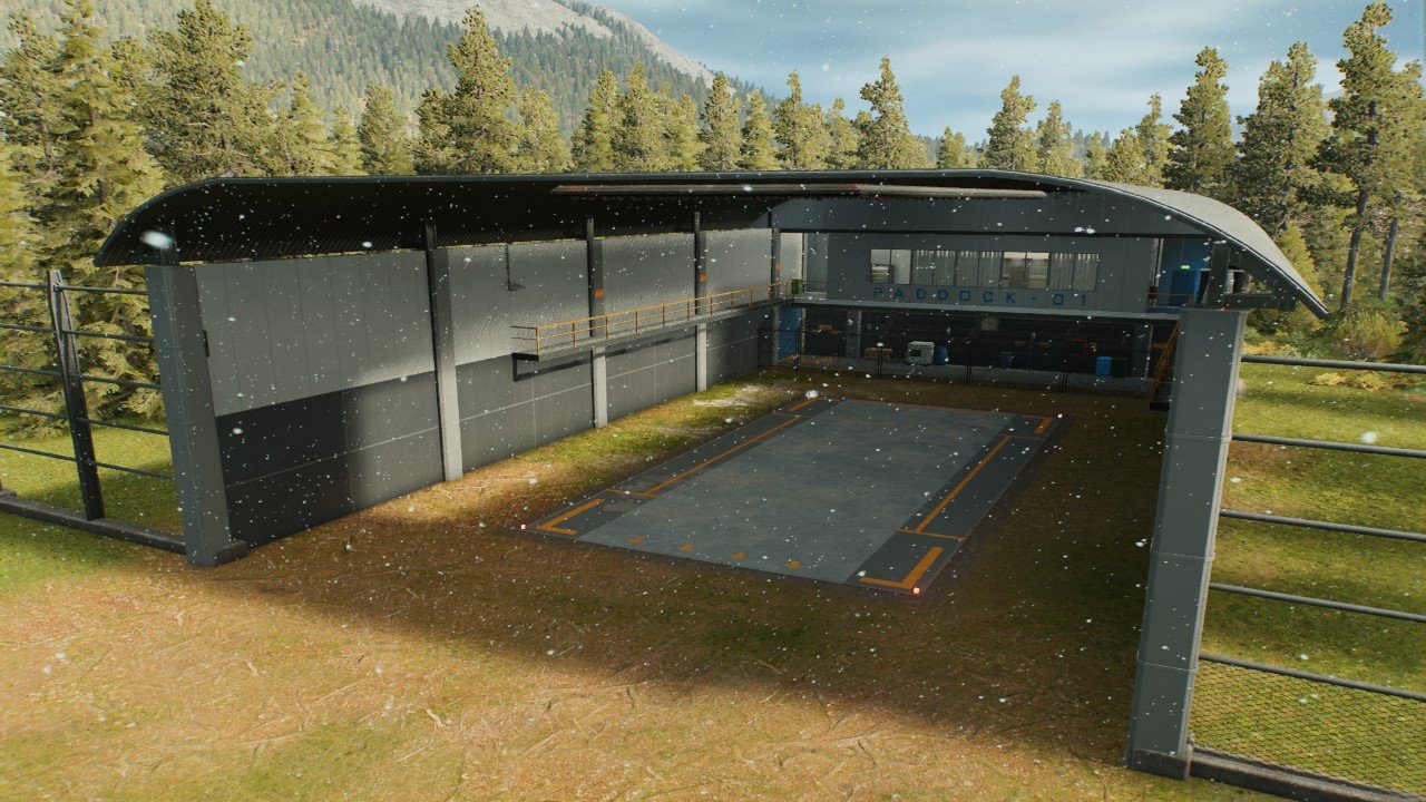 Paddock Delivery Building - Workshop - Jurassic World Evolution 3
