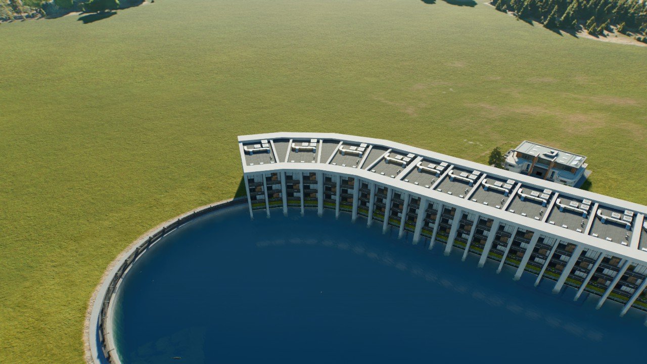 End section of a Lagoon hotel - Workshop - Jurassic World Evolution 3