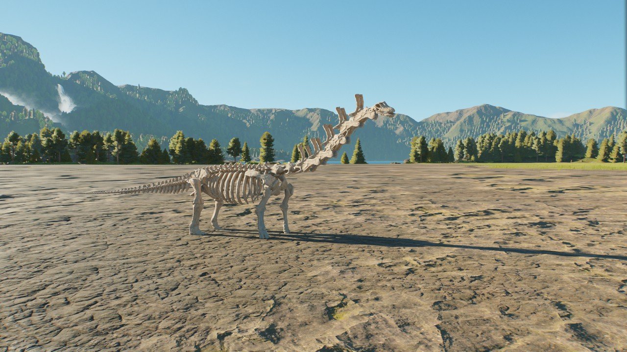 Amargasaurus Skeleton - Workshop - Jurassic World Evolution 3