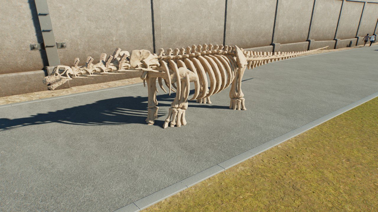 Amargasaurus Skeleton - Workshop - Jurassic World Evolution 3