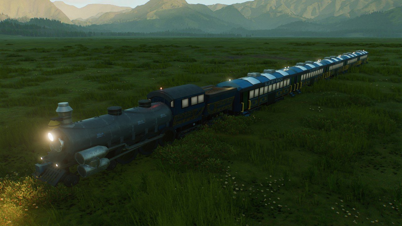 Blue ranch Steam Train - Workshop - Jurassic World Evolution 3