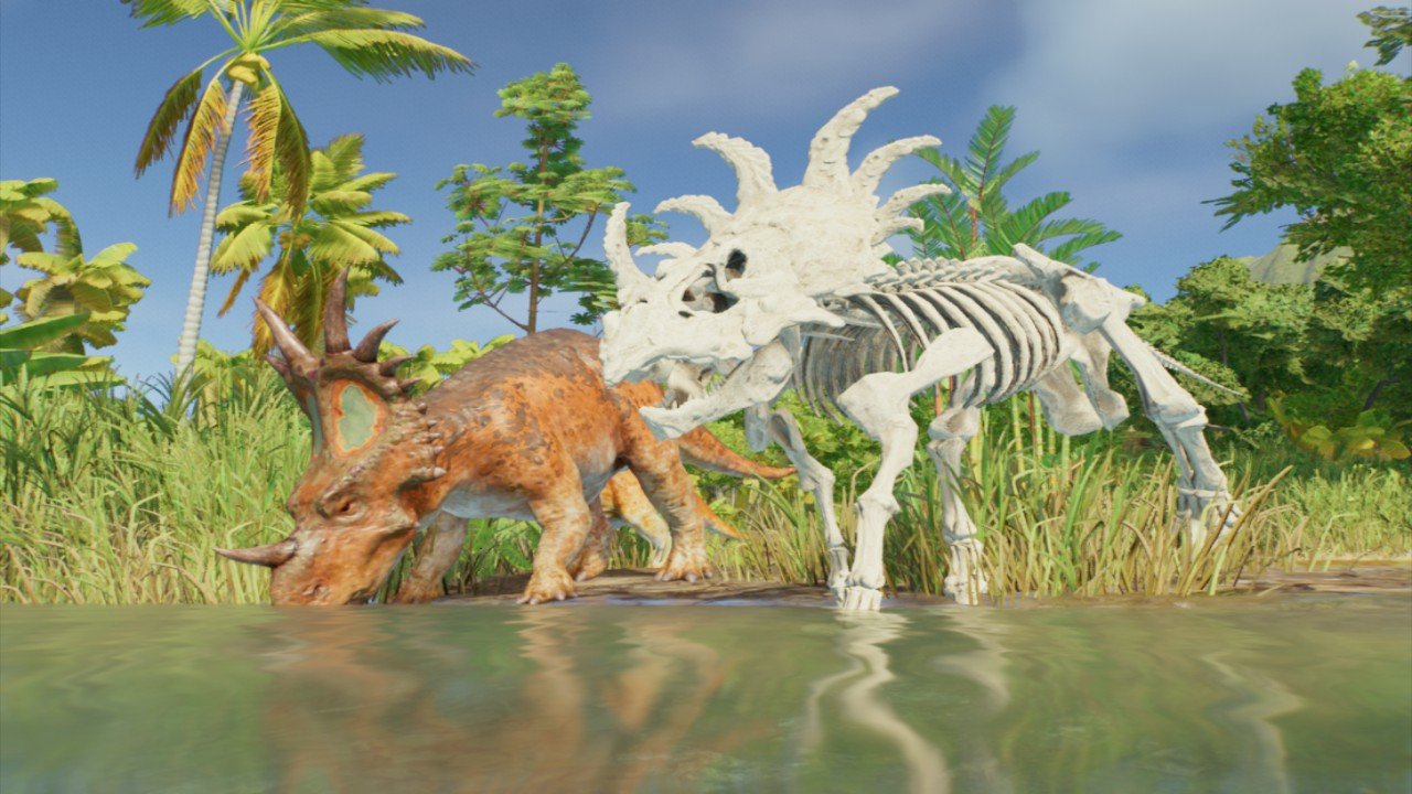 Styracosaurus Skeleton - Workshop - Jurassic World Evolution 3