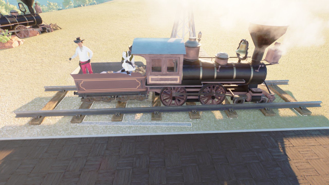 Animated Western Train - Workshop - Planet Coaster 2