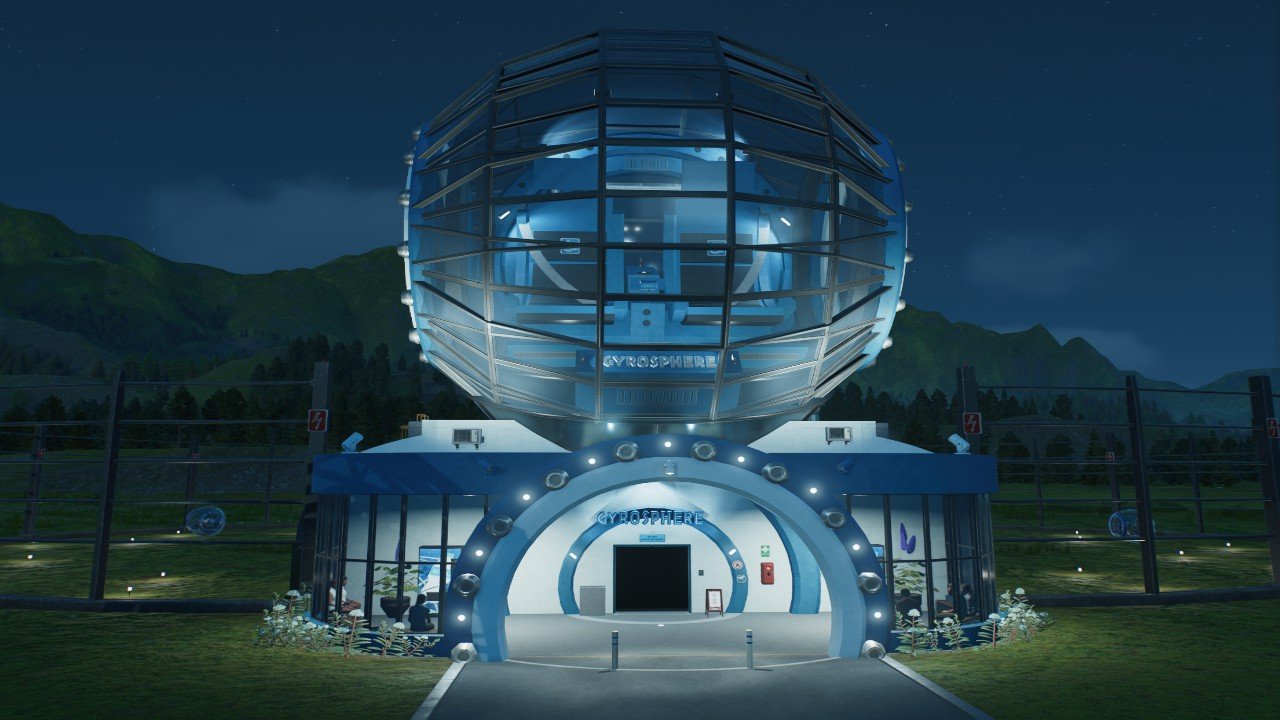 Gyrosphere attraction - Workshop - Jurassic World Evolution 3