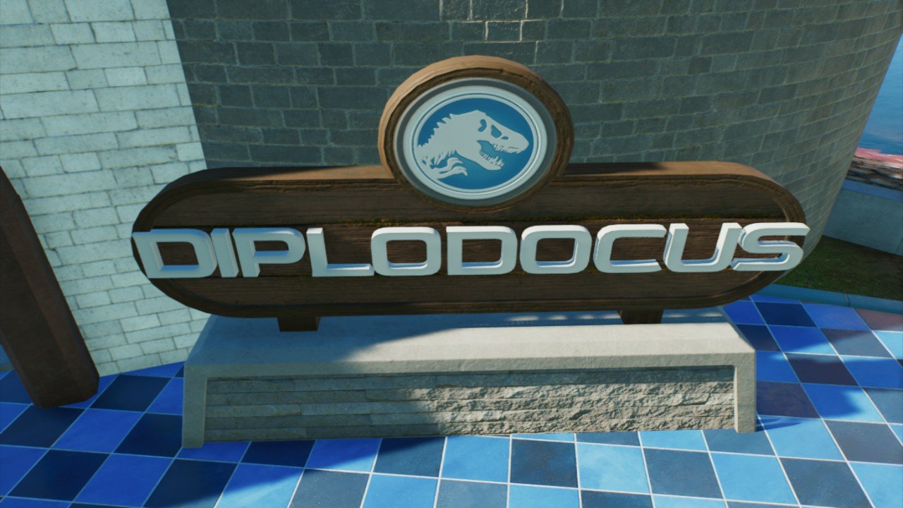 Signs: Diplodocus Stand - ワークショップ - ジュラシック・ワールド・エボリューション 3