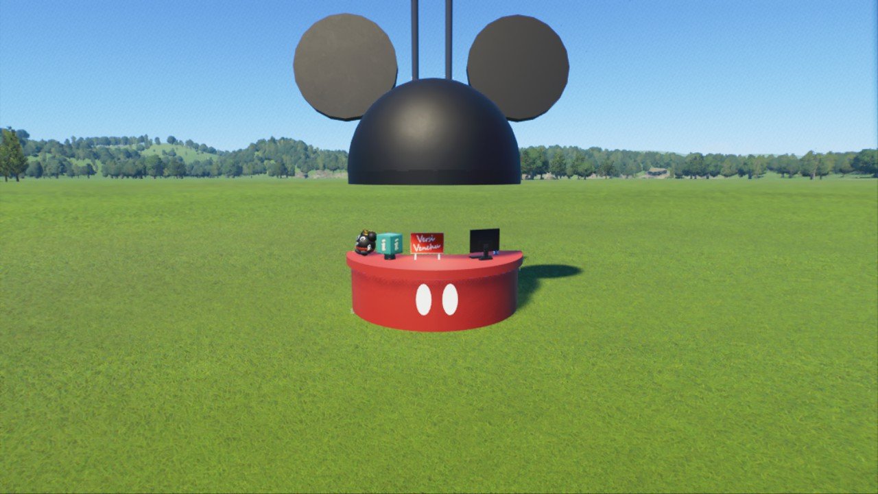 Mickey Mouse Guest Services Desk - Workshop - Planet Coaster 2