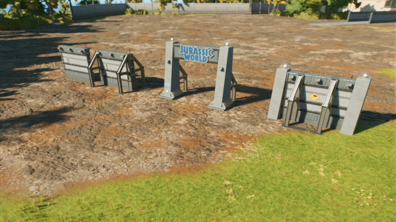 High Security Jurassic World Fence Wall building Set - ワークショップ - ジュラシック ...